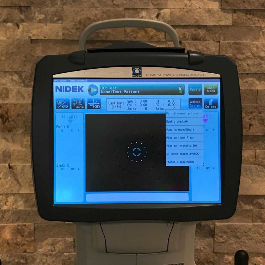 Marco OPD Scan III Corneal Topographer